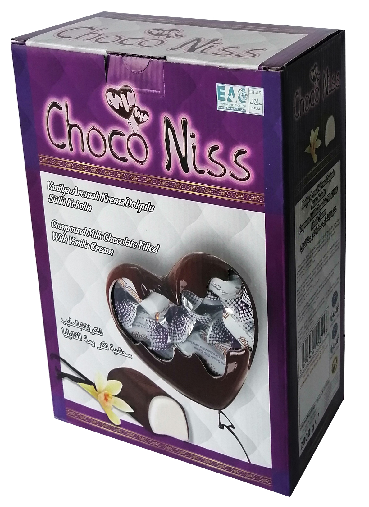 Choco Niss Vanilla - - Ikonia Chocolate